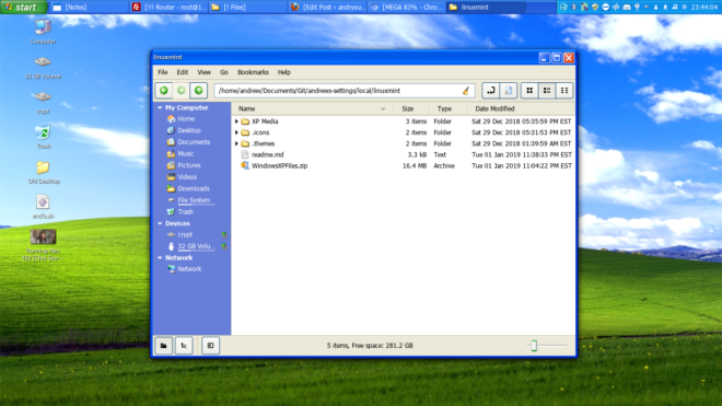 Make Linux Mint look like Windows XP Luna – andryou