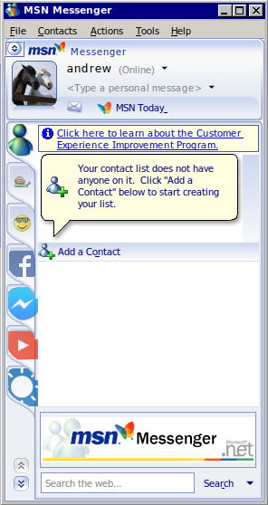 MSN Messenger: Revived - andryou